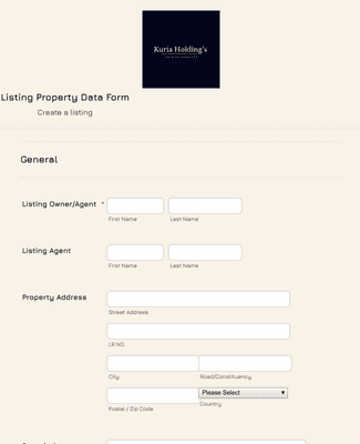 Property Listing Form Template | JotForm