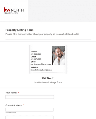 Property Listing Form Template | Jotform