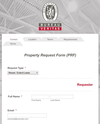 Property Request Form (PRF) Form Template | Jotform
