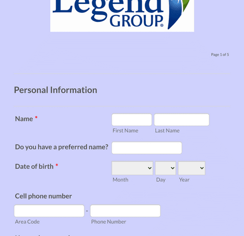 Prospective Client Form Template | Jotform