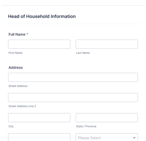 Public Housing Application Form Template | Jotform