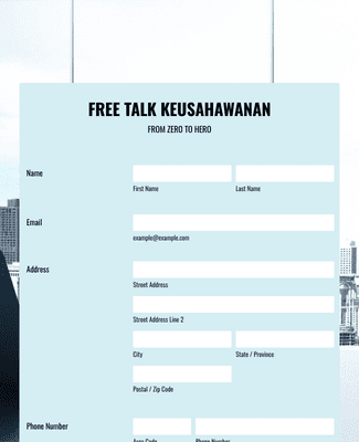 PUBLIC PROGRAM Form Template | Jotform