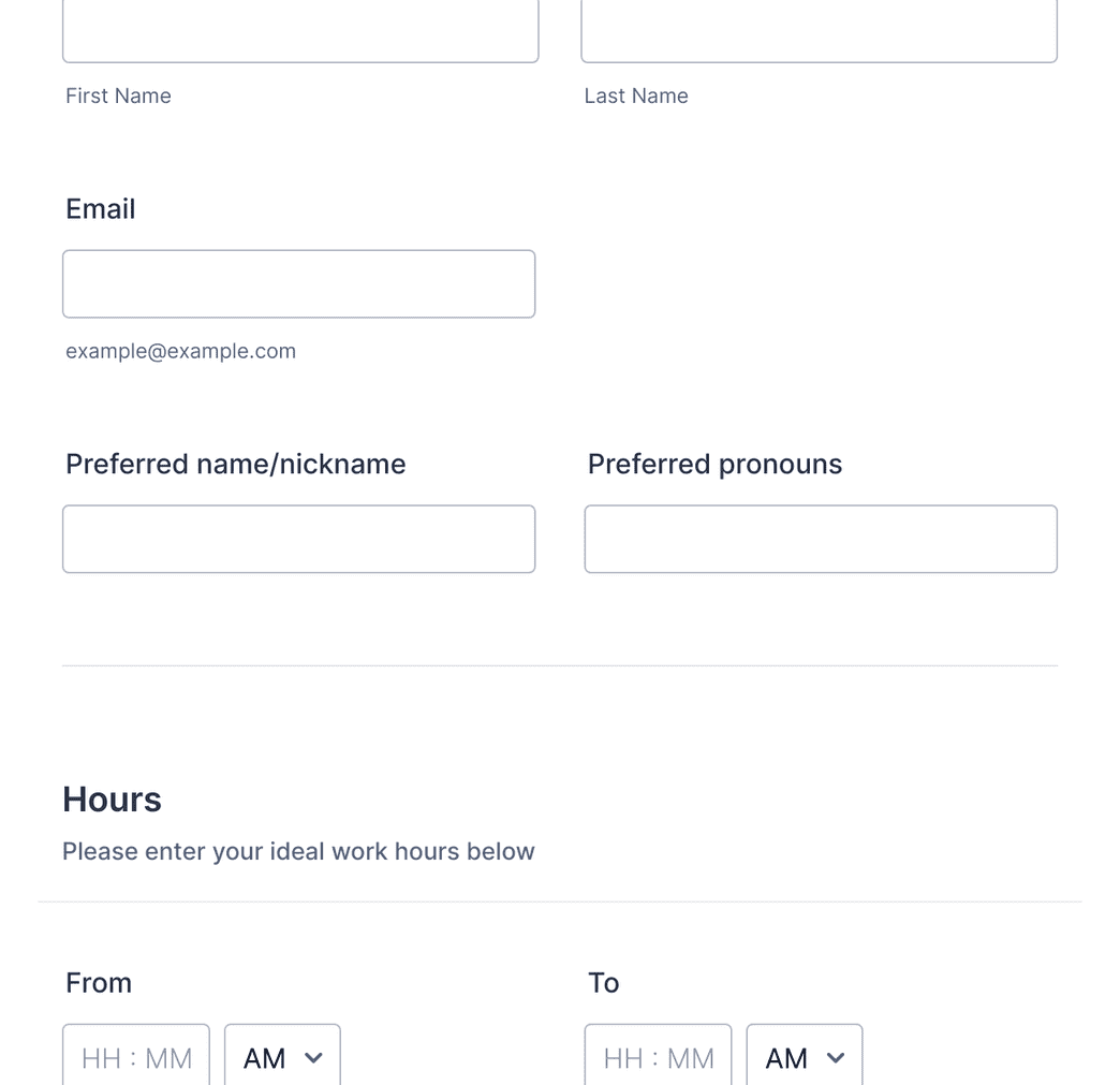 PVA Onboarding Form Template | Jotform