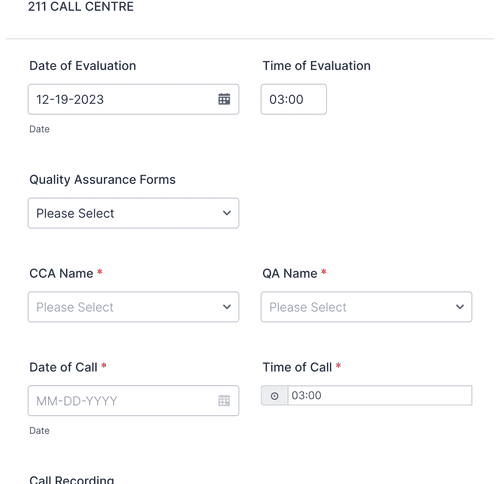 Quality Assurance Evaluation Form Template | Jotform