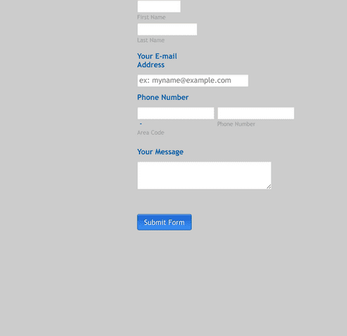 Quick Contact Form Template | Jotform