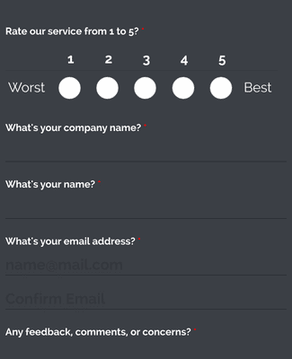 Rate Your Experience Form Template | Jotform