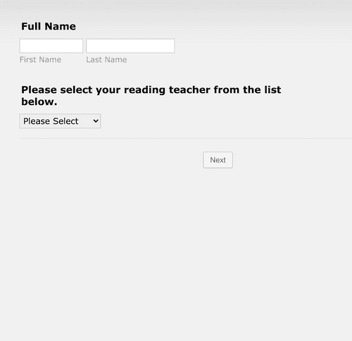 Reading Assessment Form Template | Jotform