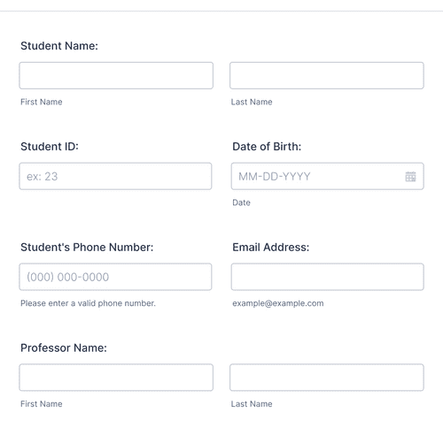Recommendation Request Form Template | Jotform