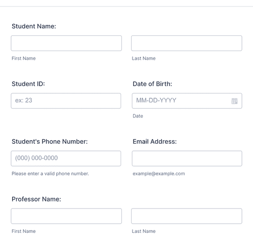 Recommendation Request Form Template | Jotform