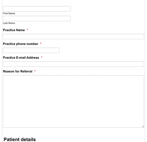 Referral Form Dental UK Form Template | Jotform