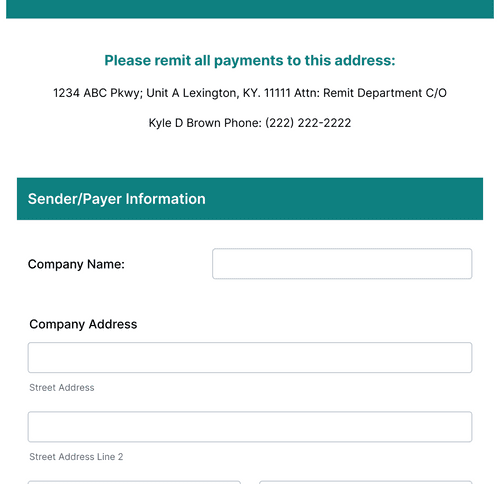 Remit Form Template | Jotform