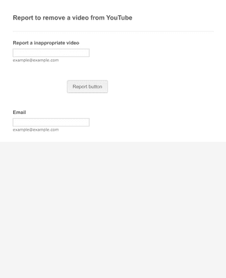 Report to Remove Inappropriate Content Form Template | Jotform