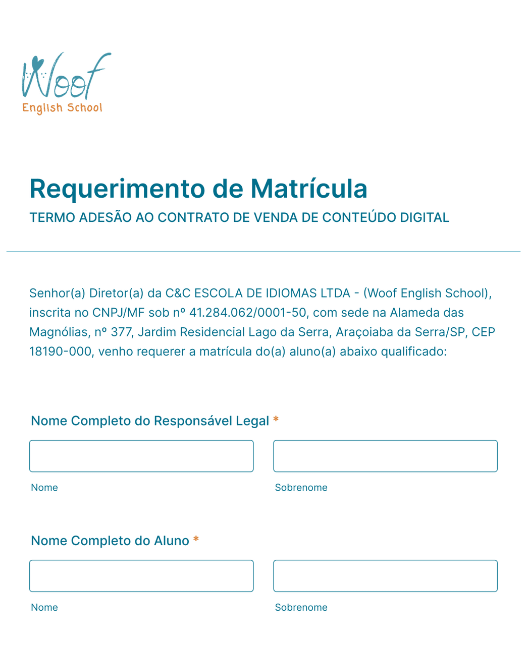 Modelo De Requerimento Escolar - BINKEDU