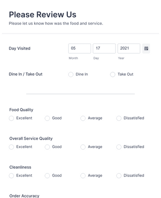 Exhibitor Survey Form Template | JotForm