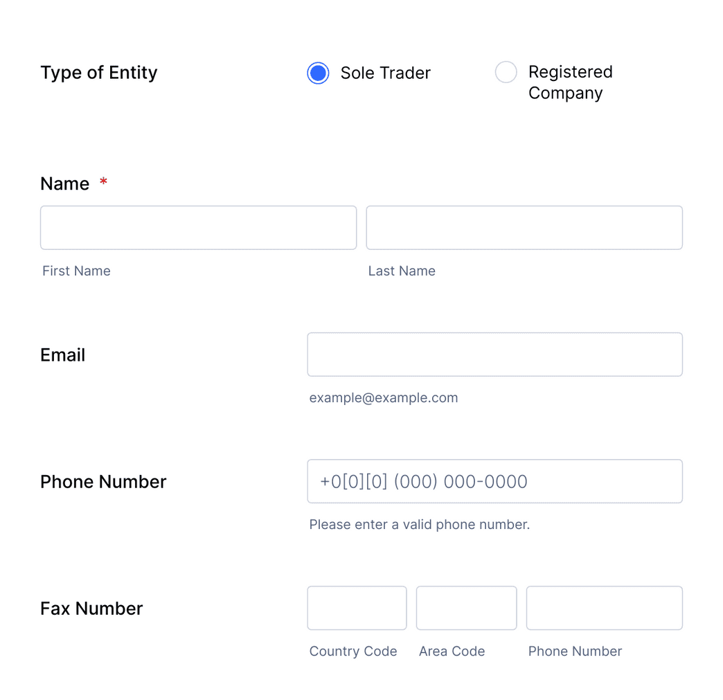Retailer Application Form Template | Jotform