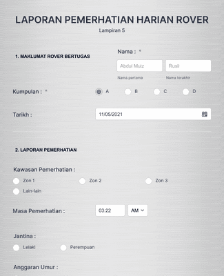Rover Form Template | Jotform