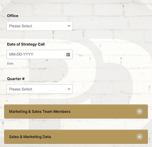 Sales & Marketing Strategy Plan Form Template | Jotform