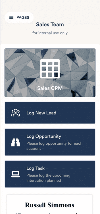 Call Tracking App Template | Jotform