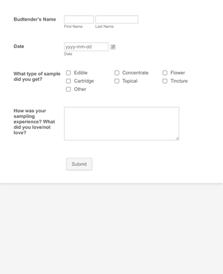 Sample Reviews Form Template | Jotform