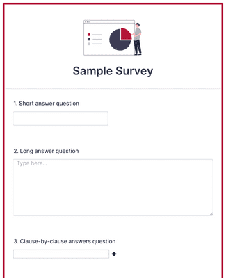 Sample Survey Form Template | Jotform