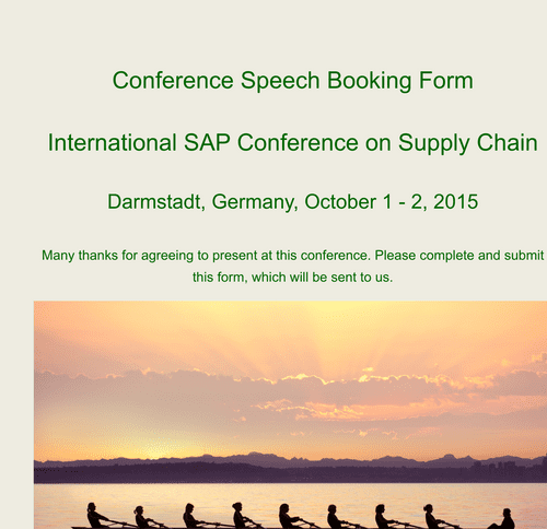 Speaker Booking Form Template | Jotform