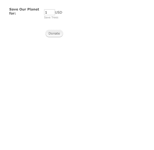 Save The Trees Donation Form Template | Jotform