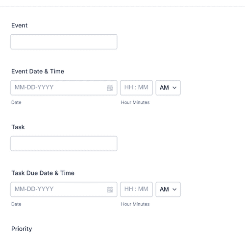 Scheduled Event Details Form Template | Jotform