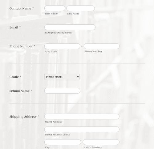 School Book Order Form Template | Jotform