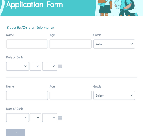 School Clothing Application Form Template | Jotform