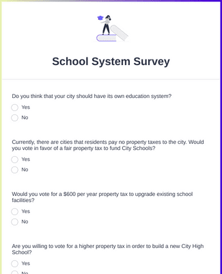 School System Survey Form Template | Jotform