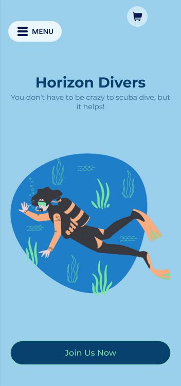 Scuba Diving App Template | Jotform