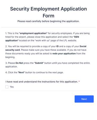 Security Employment Application Form Template | Jotform