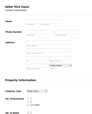 Real Estate Listing Form Template | Jotform