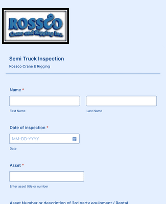 Semi Truck Inspection Form Template | Jotform