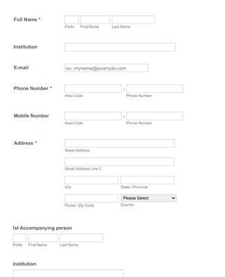 Seminar Convention Registration Form Template | Jotform