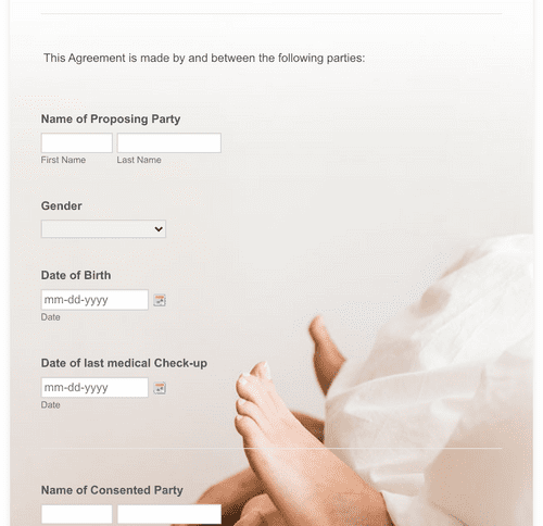 Sexual Consent Form Template | Jotform