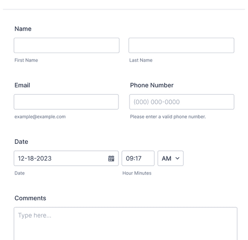 Sign in Sheet Form Template | Jotform