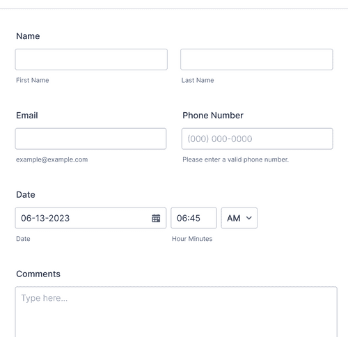 Sign in Sheet Form Template | Jotform