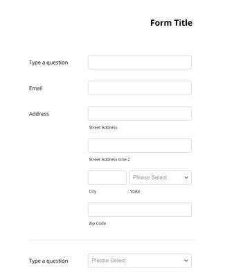 Simple 550 Form Template | Jotform