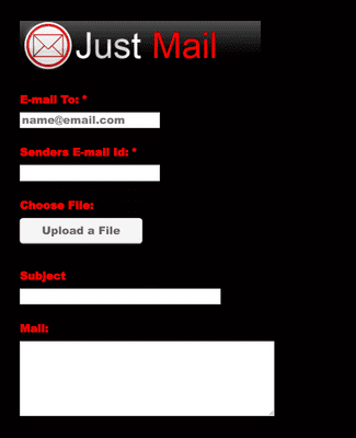 Simple Contact and Upload Form Template | Jotform