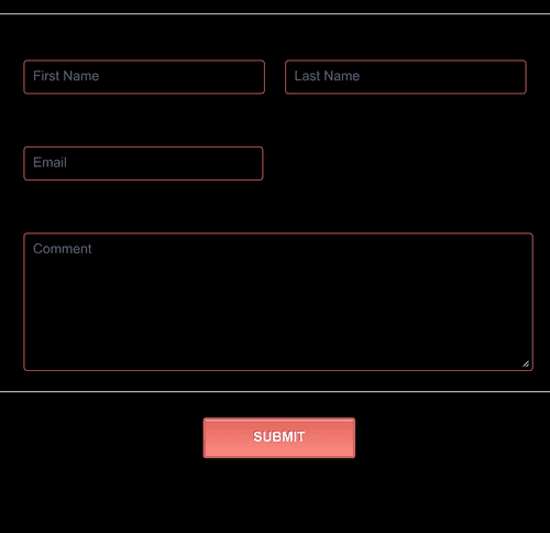Simple Flat Contact Form Template | Jotform