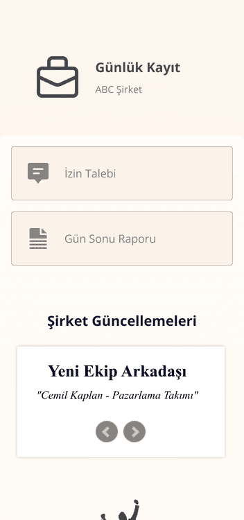 Şirket İçi Günlük Kayıt Uygulaması Şablon | Jotform