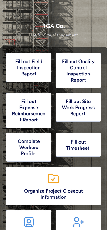 Site Management App Template | Jotform