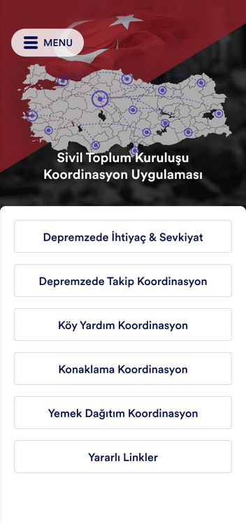 Sivil Toplum Kuruluşu Koordinasyon Uygulaması Şablon | Jotform