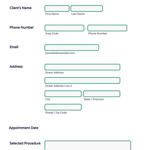Skin Care Consent Form Template | Jotform