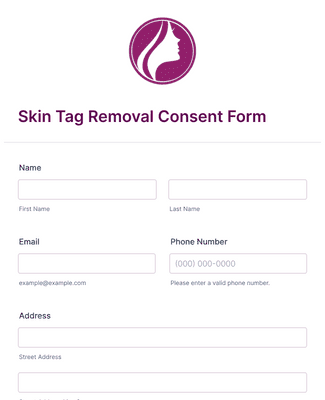 Skin Tag Removal Consent Form Template | Jotform