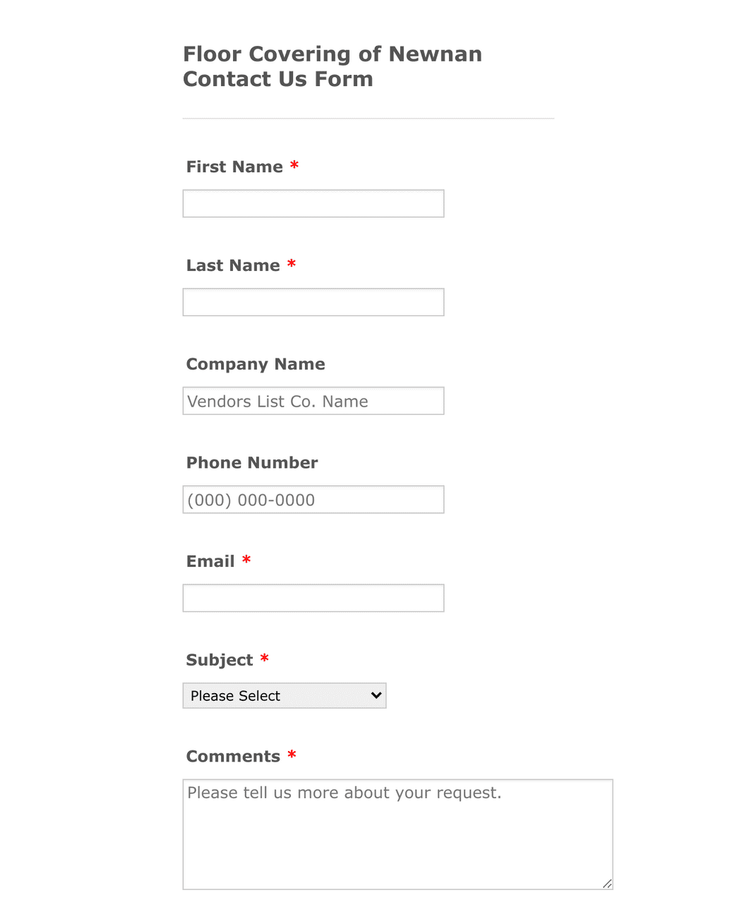 Small Business Contact Us Form Template | Jotform