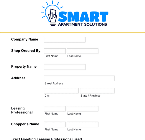 Smart Mystery Shop Report Form Template | Jotform