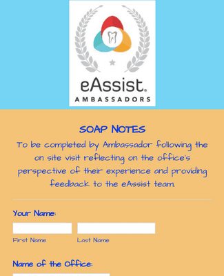 SOAP NOTES for AMBASSADOR VISIT Form Template | Jotform