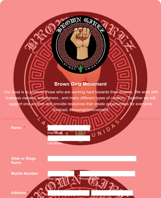 Social Movement Community Registration Form Template | Jotform